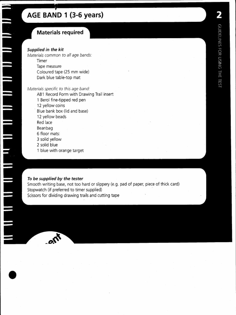 Movement ABC Age Band 1 (3-6 years) | PDF