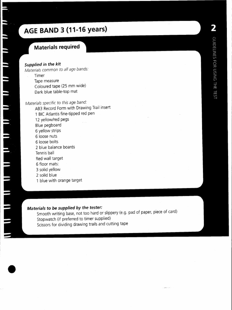 Movement ABC Age Band 3 (11-16 Years) | PDF