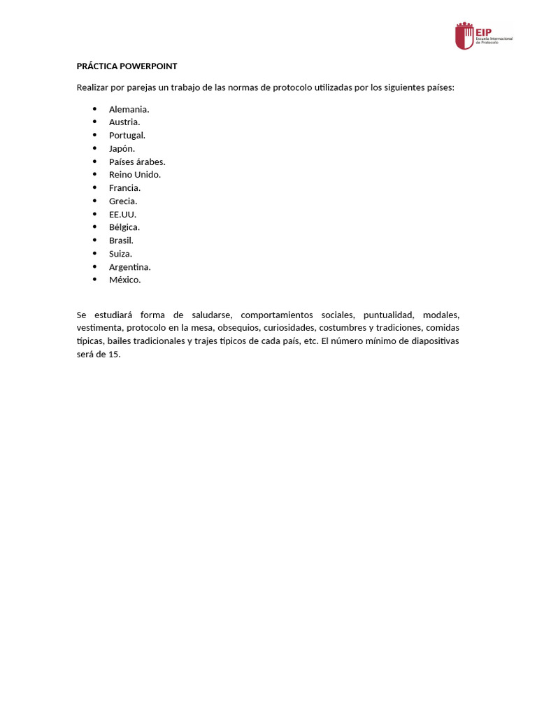 Prã Ctica Paises Powerpoint | PDF