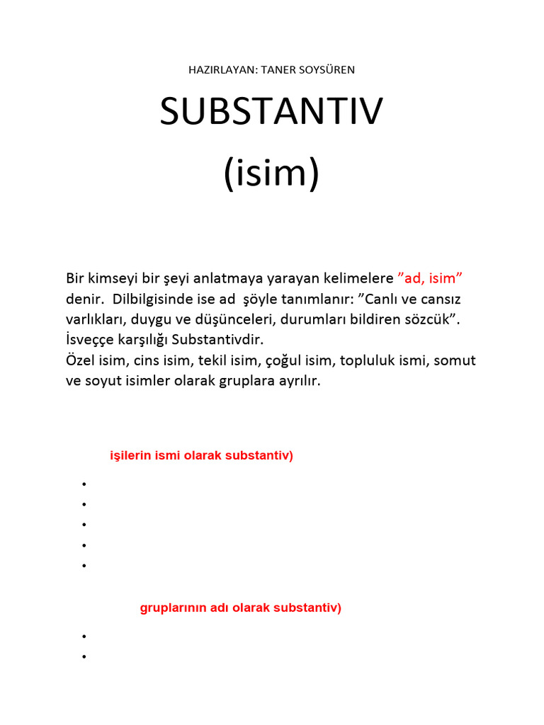 Substantiv | PDF