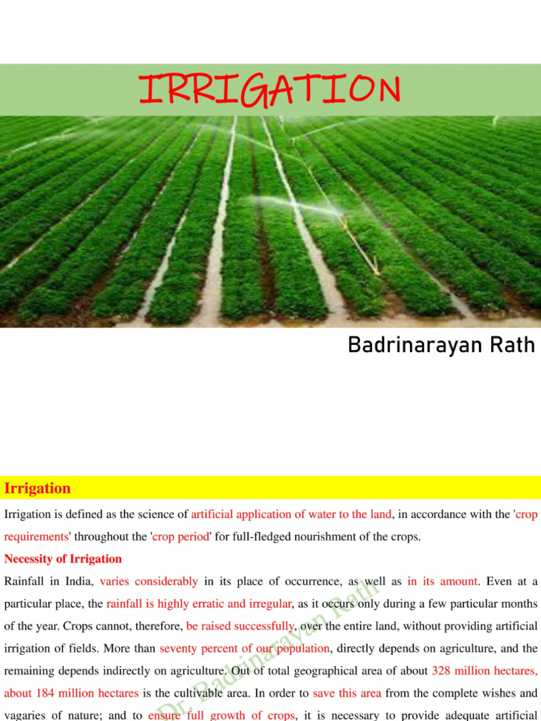 Irrigation 02 | PDF