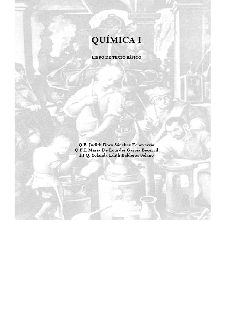 Libro Quimica I Pdf Química Mezcla