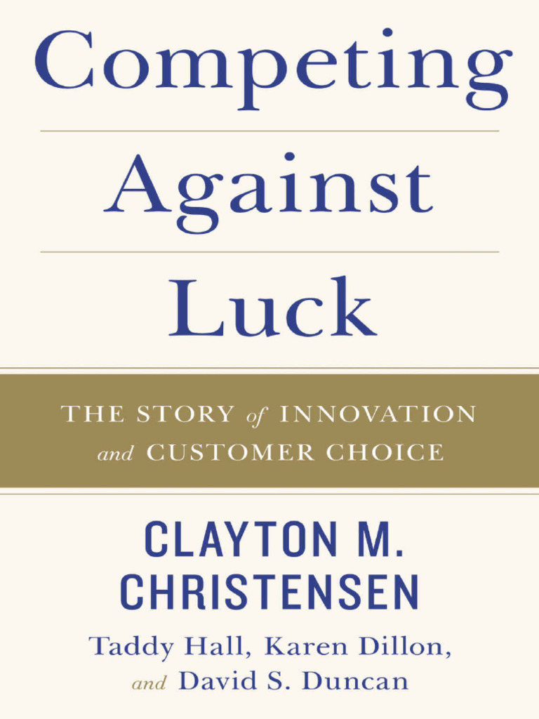 Competing Against Luck | PDF