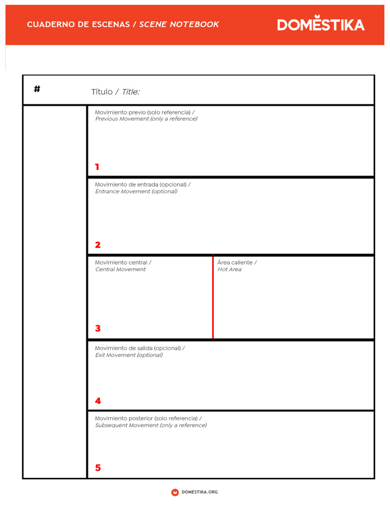 Cuaderno de Escenas | PDF