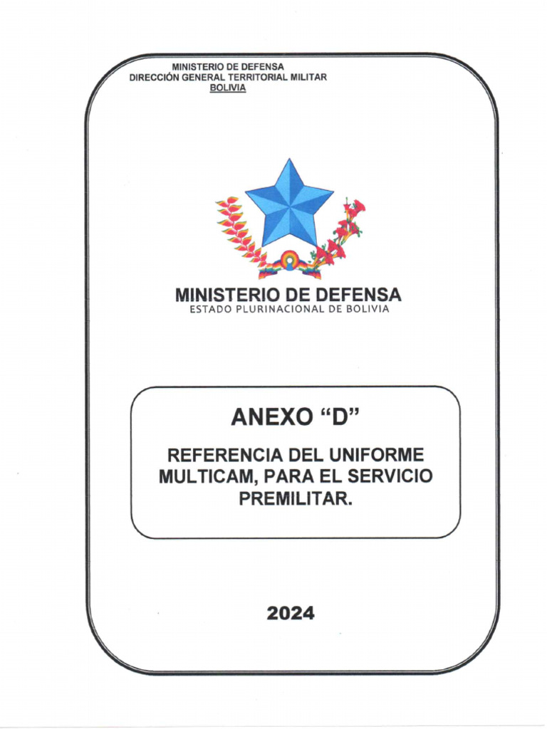 Anexo D | PDF | Política de defensa | Seguridad nacional