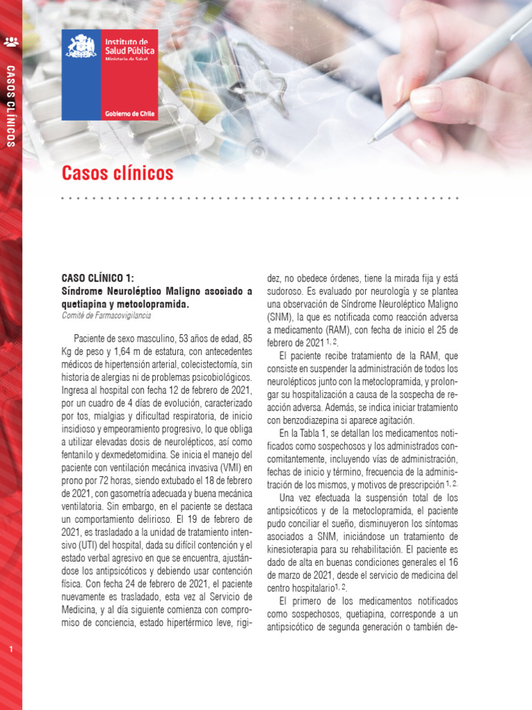 Casos Clinicos RAM ISP 2022 | PDF | Antipsicótico | Dopamina