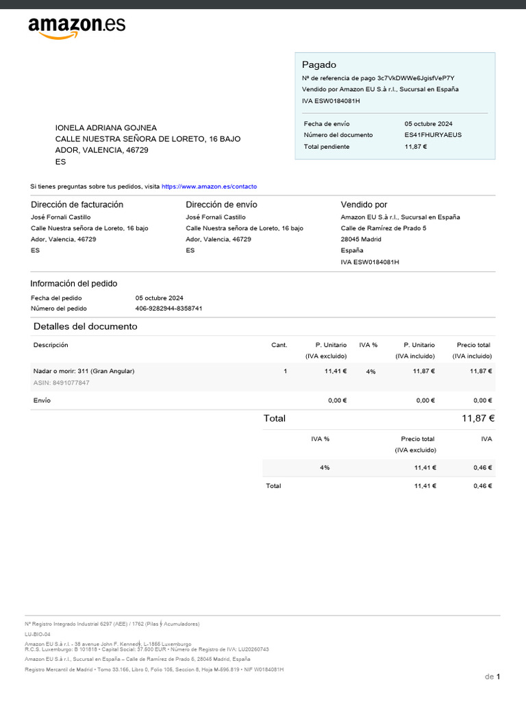 Nadar o Morir Anca | PDF