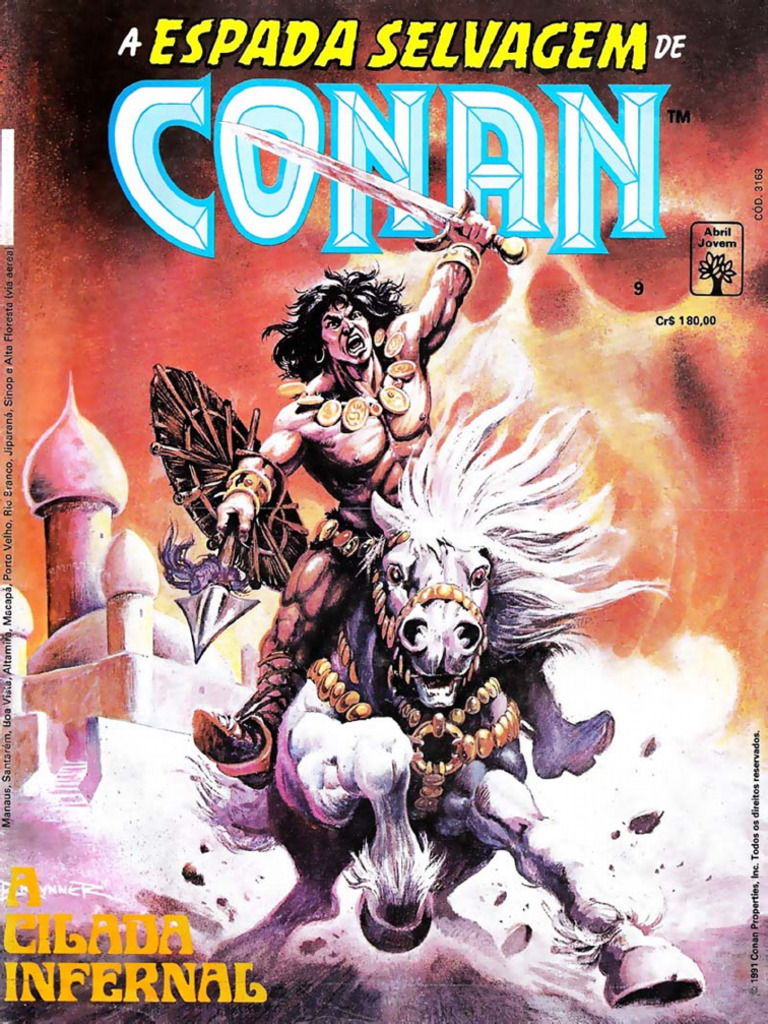 A Espada Selvagem de Conan - #9 - Julho 1985 - Ed. Abril | PDF