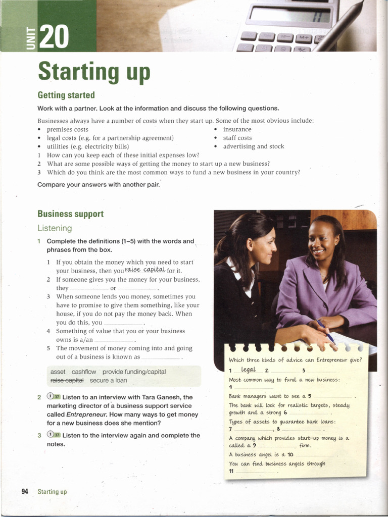 Unit 20 Student's Book pp 94-78 | PDF | Business Economics | Financial ...