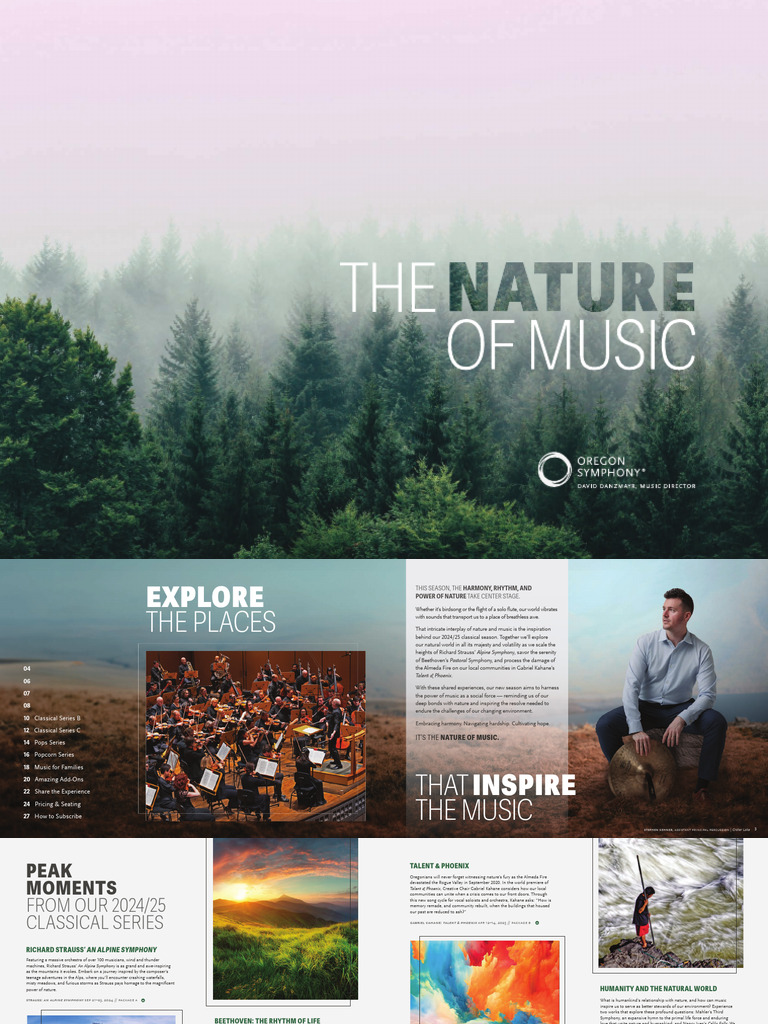 Oregon Symphony 2024/25 Season Overview | PDF | Orchestras | Symphony