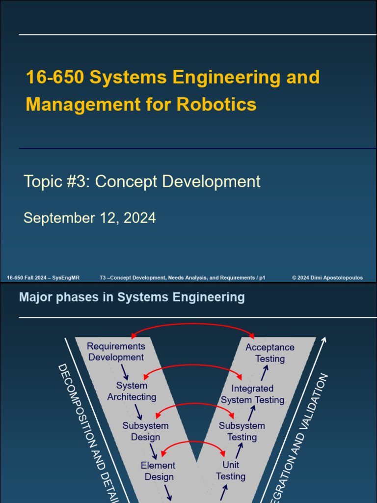 Concept Development & Needs Analysis | PDF | System | Feasibility Study