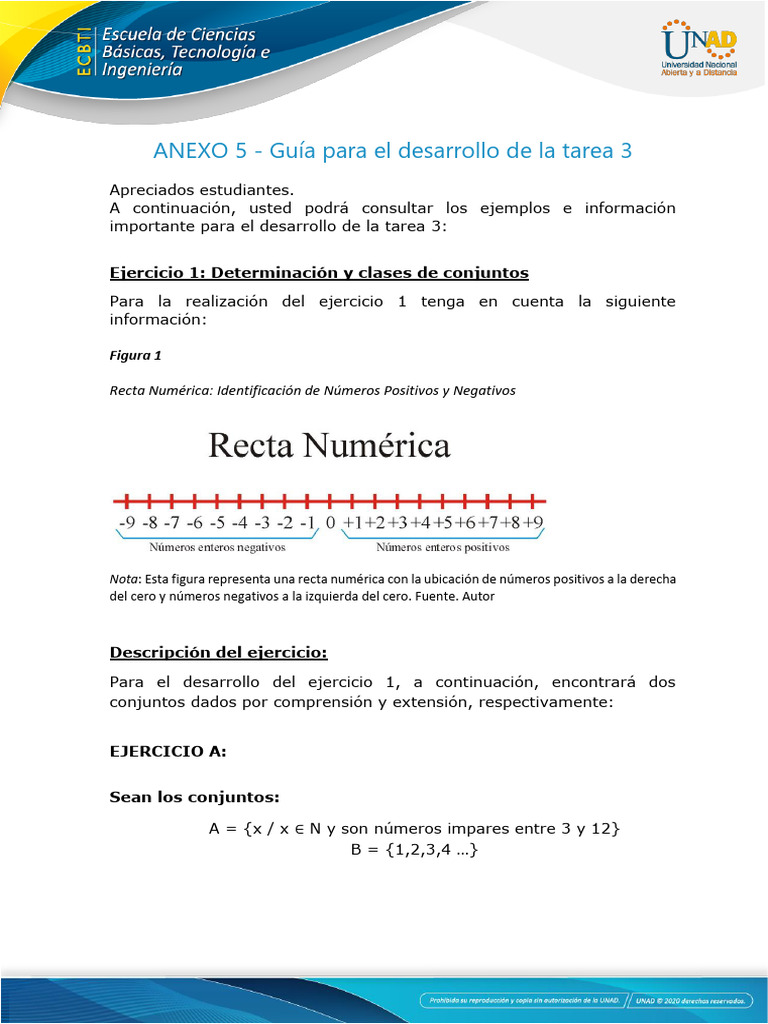 Anexo 5 - Guía Para El Desarrollo de La Tarea 3 (Ejercicios Ejemplo) | PDF | Conjunto ...
