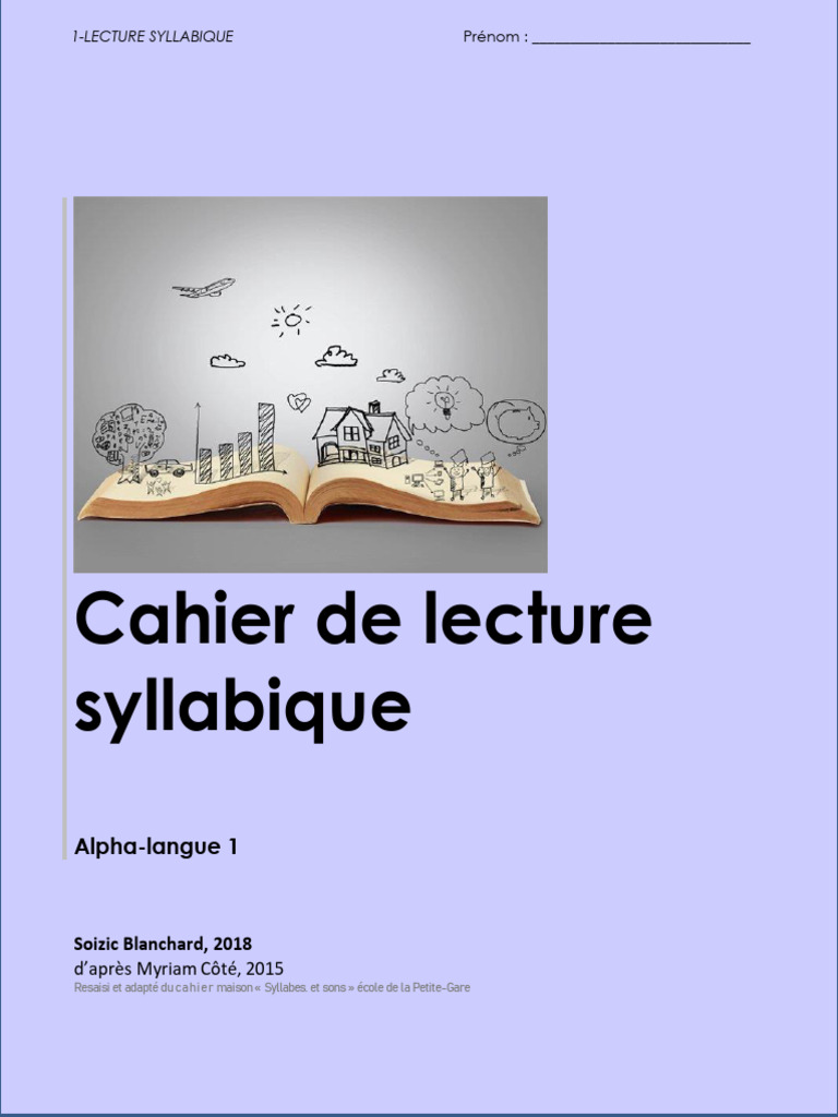 Cahier de Lecture Syllabique CP | PDF