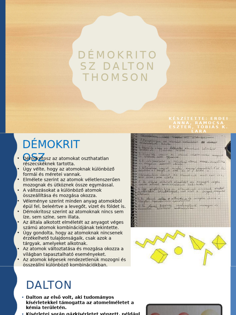 Kémia Dalton… ppt copy | PDF