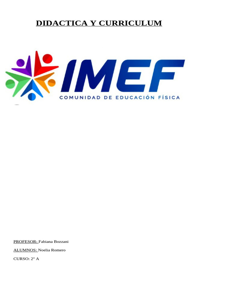 final curriculum hoy 2023 | PDF | Educación de la primera infancia ...