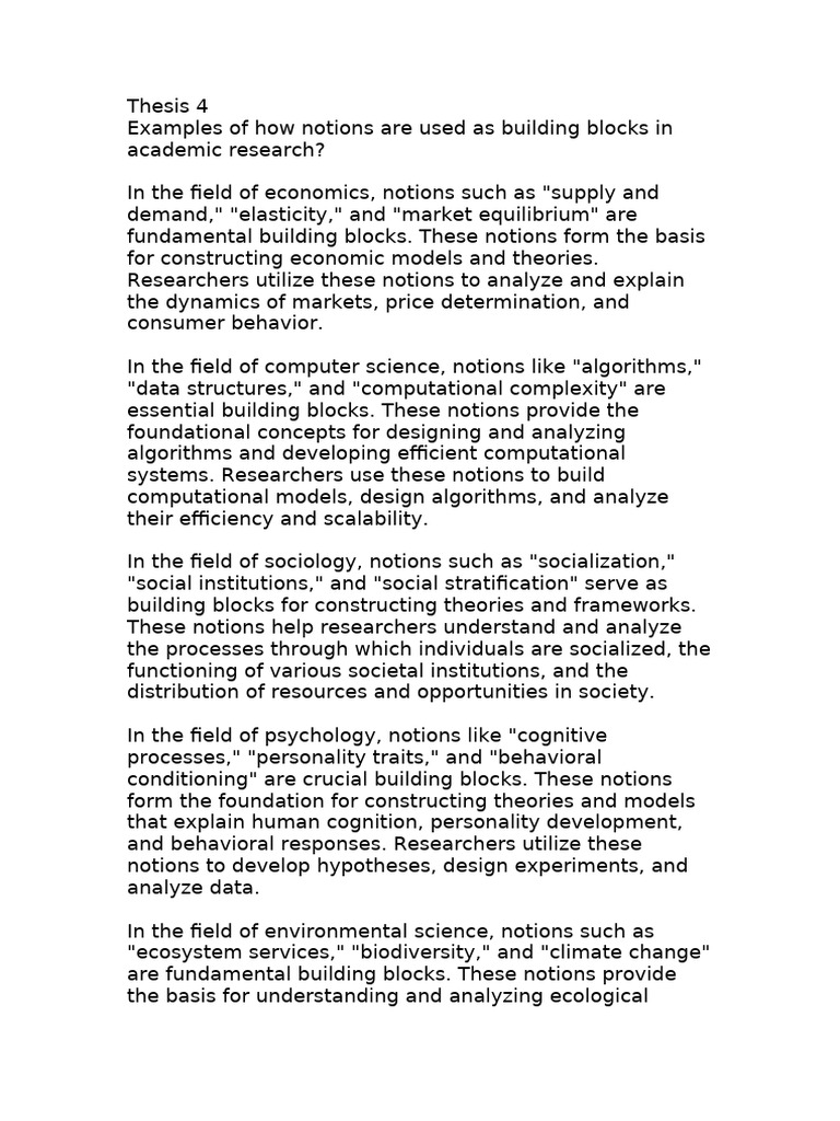 Academic Research Building Blocks | PDF