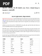 1 Dhatu Roop - संस्कृत धातु रुप List, Trick - Dhatu Roop in Sanskrit | PDF