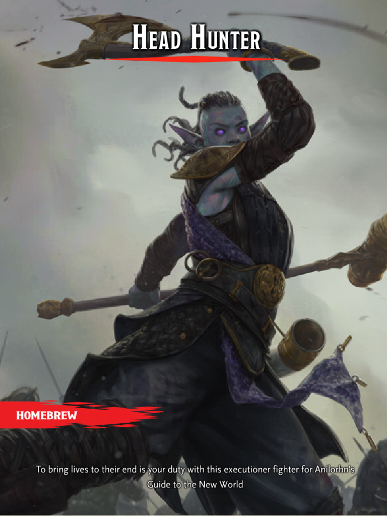 Fighter - Head Hunter - GM Binder | PDF