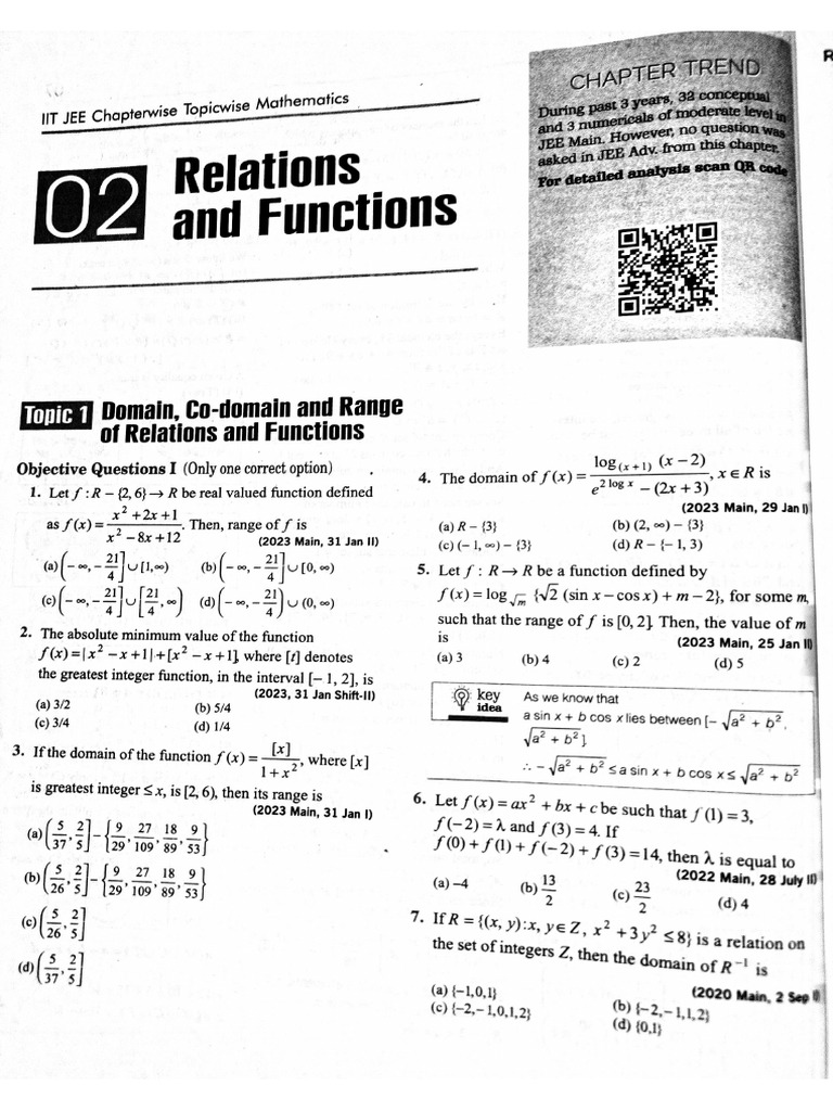 Relations & Functions | PDF
