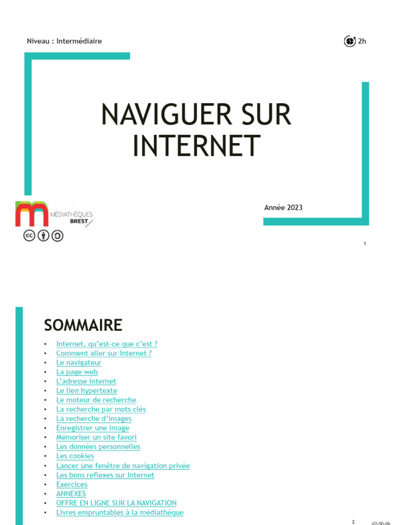 Naviguer Sur Internet PDF 2023 | PDF | Cookie (informatique) | Internet