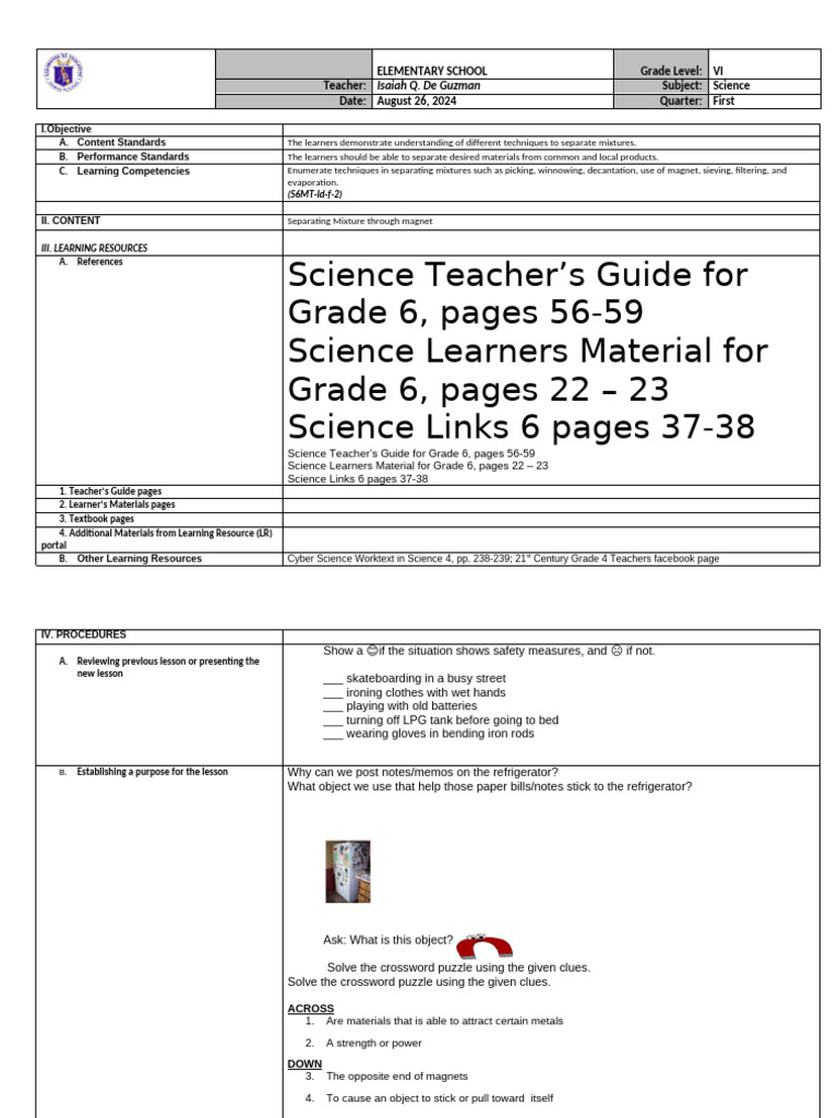 Science Q1 WEEK 5 | PDF | Teachers | Differentiated Instruction