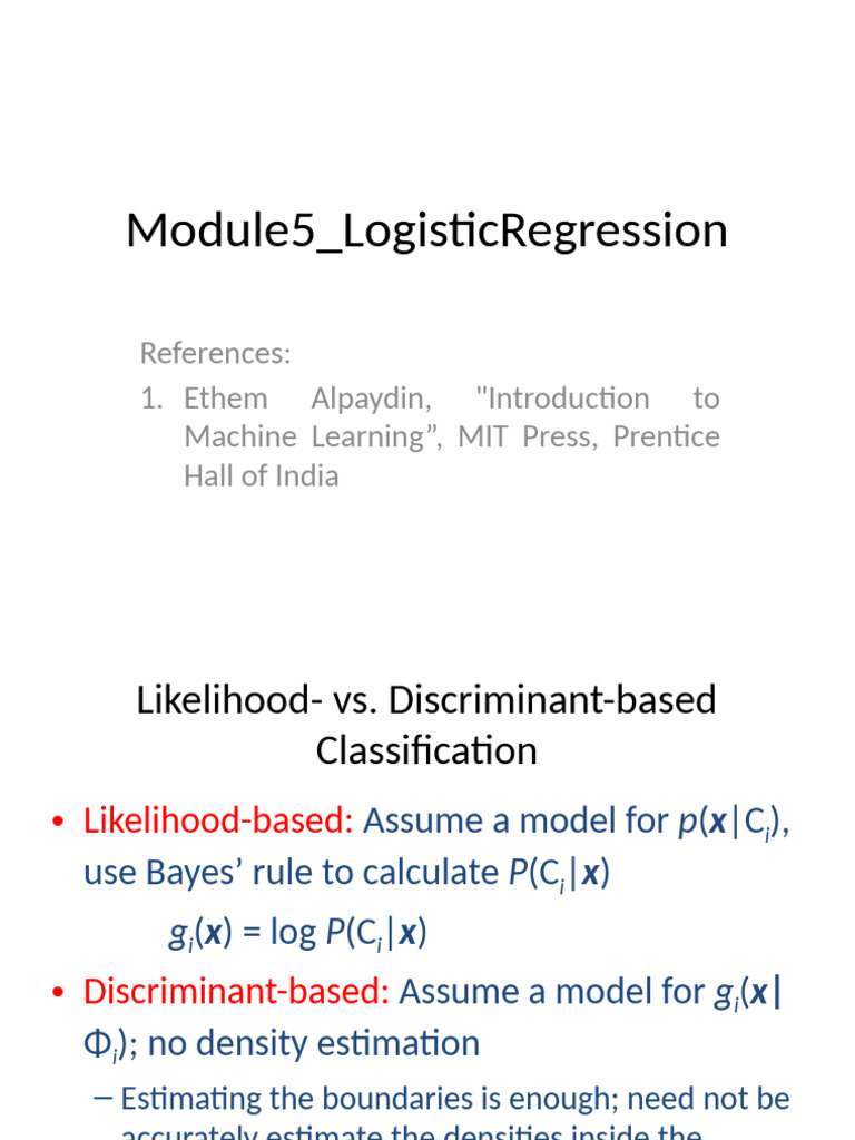 29 LogisticRegression | PDF | Logistic Regression | Regression Analysis