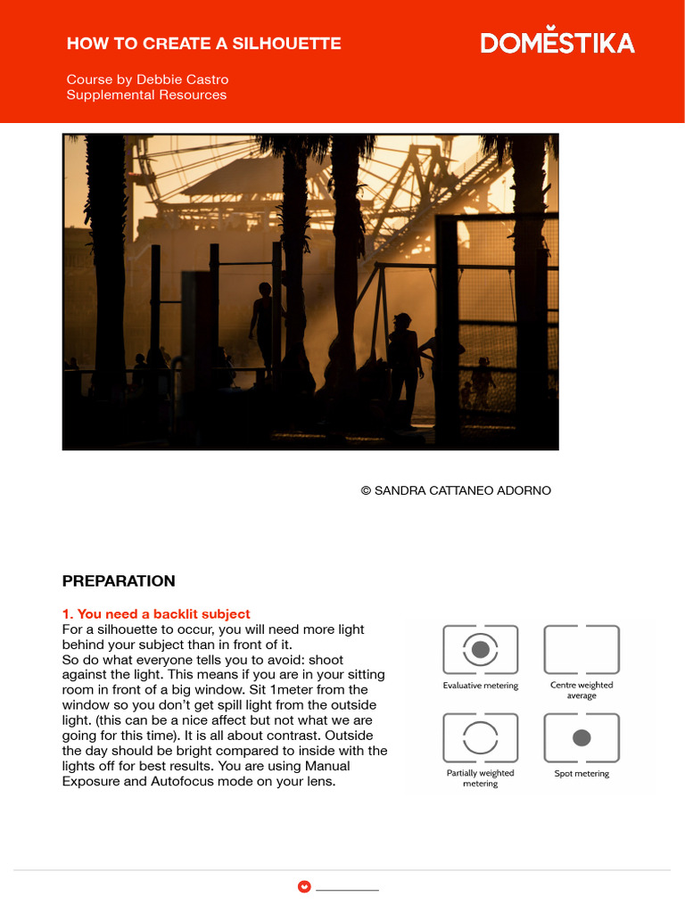 Create Stunning Silhouettes in Photography | PDF | Computers
