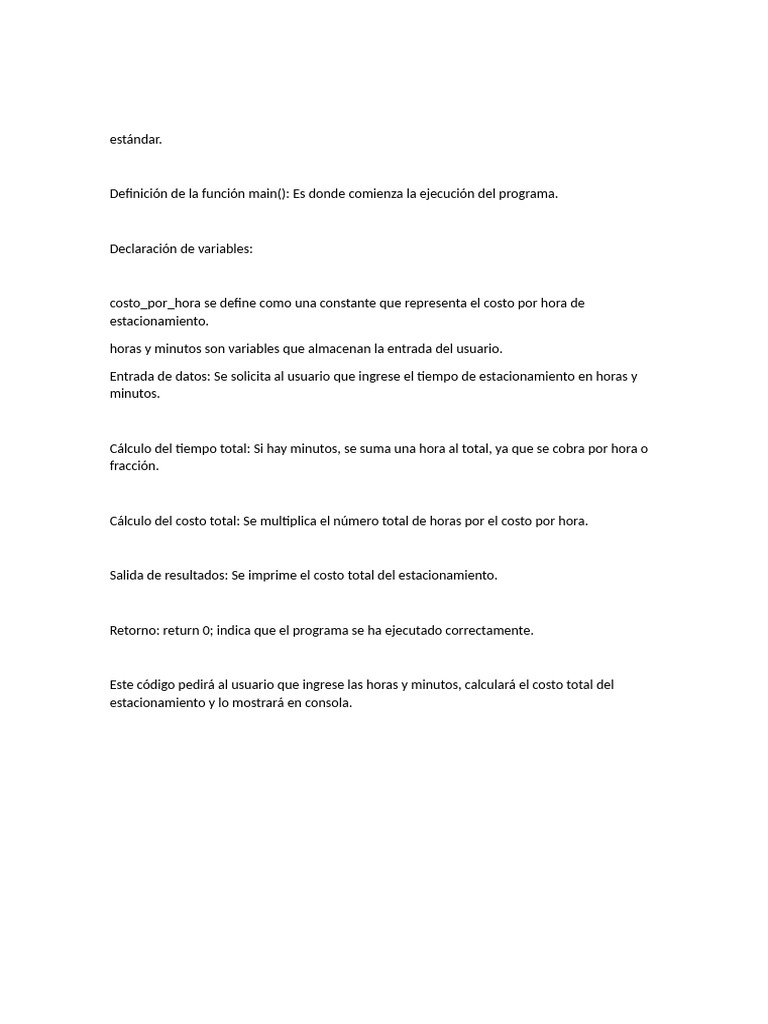 Explicación Del Código | PDF