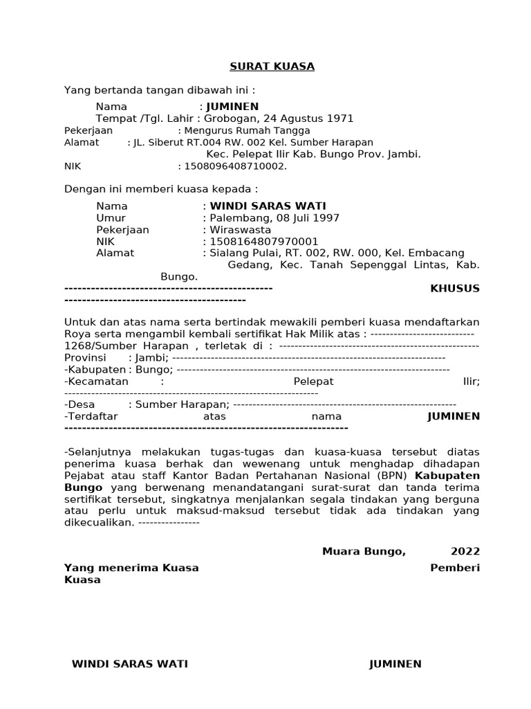 Permohonan Roya | PDF