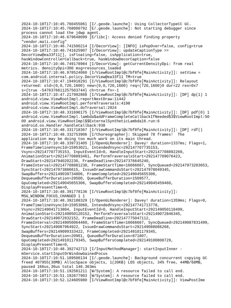 launcher_logcat | PDF | Java (Programming Language) | Computer Science