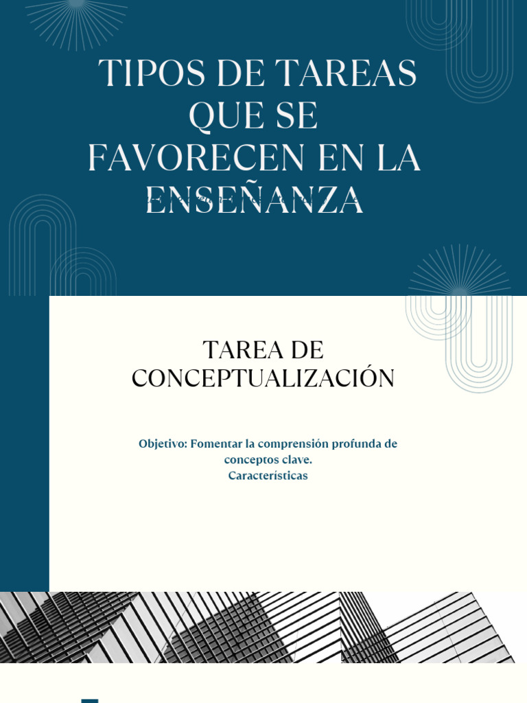 Tipos de Tareas en Educación Efectiva | PDF | Crecimiento personal y ...