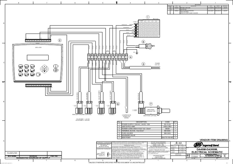 DA40-300 Electical Schematic | PDF