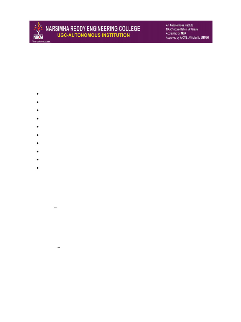 B.Tech Mini Project Report Guidelines | PDF | Computers