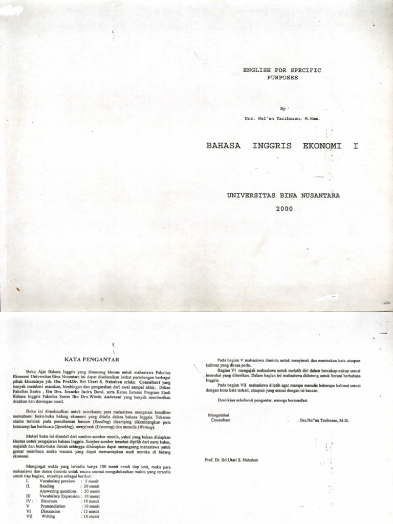 B. Inggris Ekonomi I | PDF