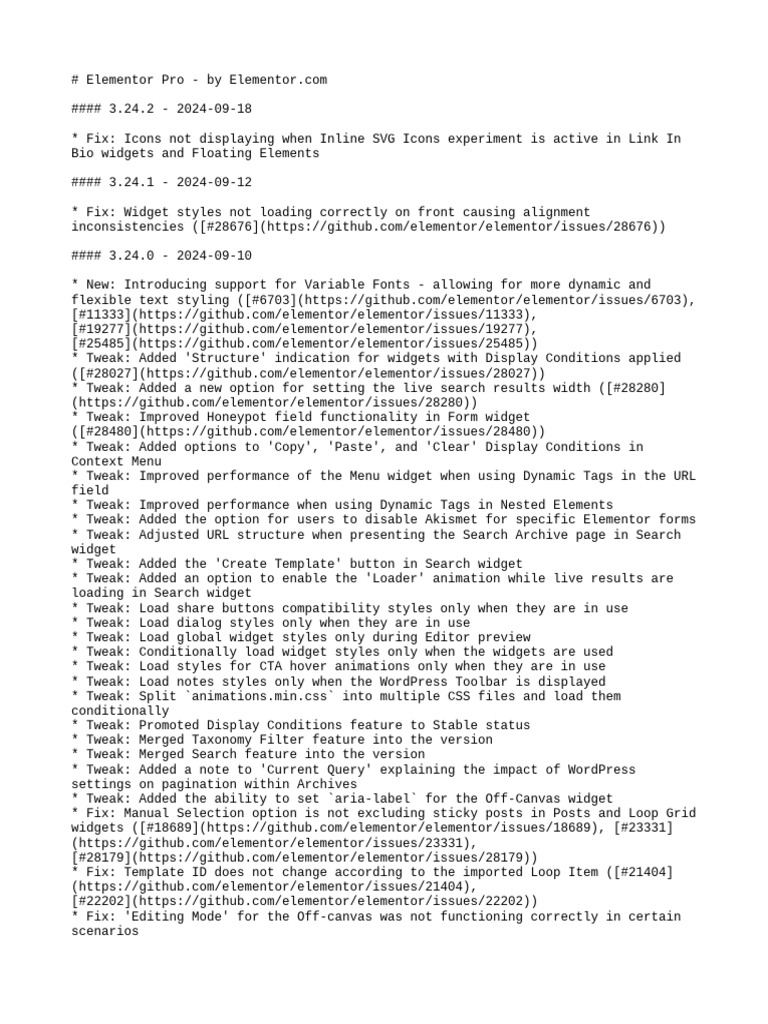 Changelog | PDF | Icon (Computing) | Menu (Computing)