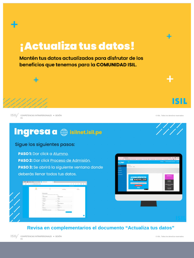 Actualiza Tus Datos. | PDF