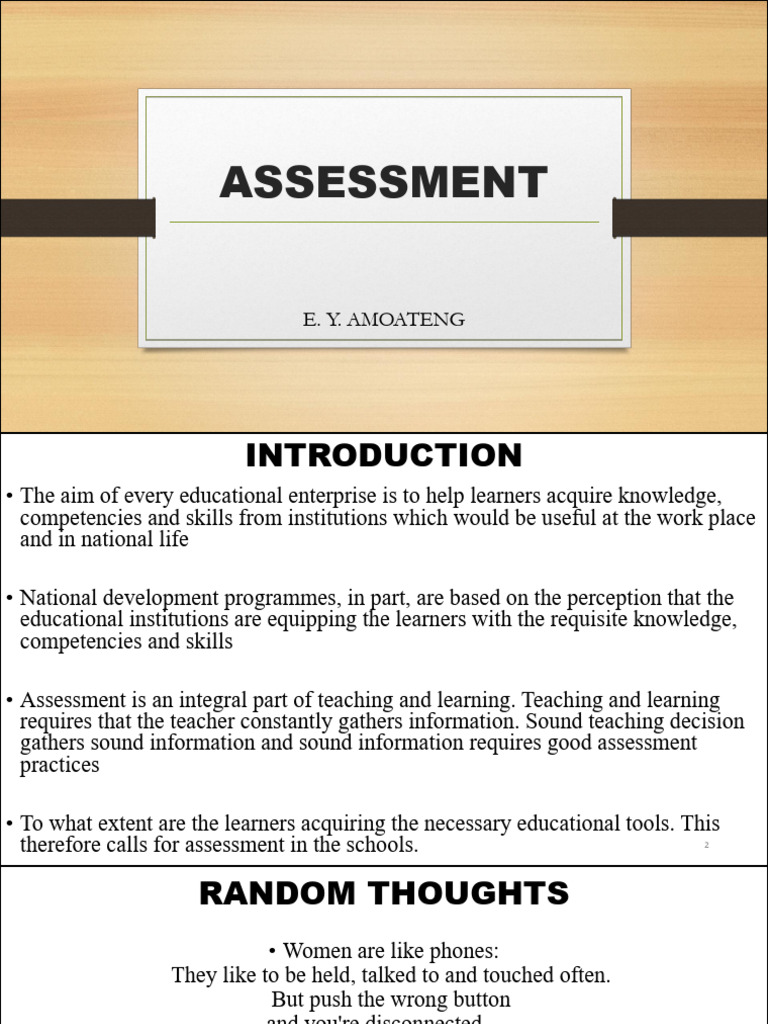 ASSESSMENT 3 | PDF | Educational Assessment | Learning