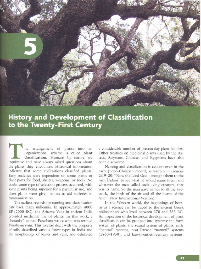 Woodland 2009 - Capitulo 5 - History and Development of Classification 21 Century | PDF