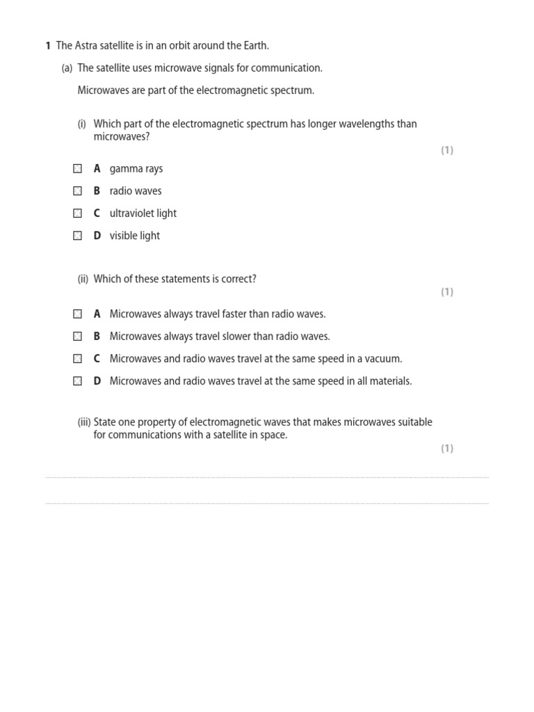 The Electromagnetic Spectrum 2 QP | PDF