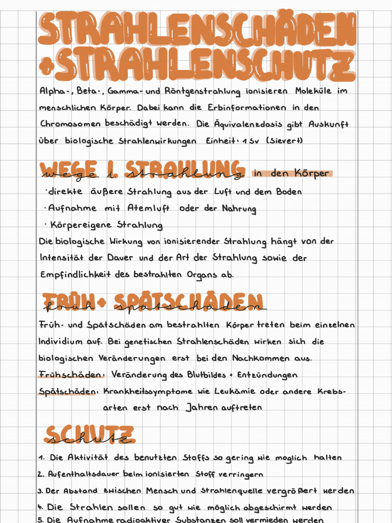 Physik Strahlenschutz | PDF