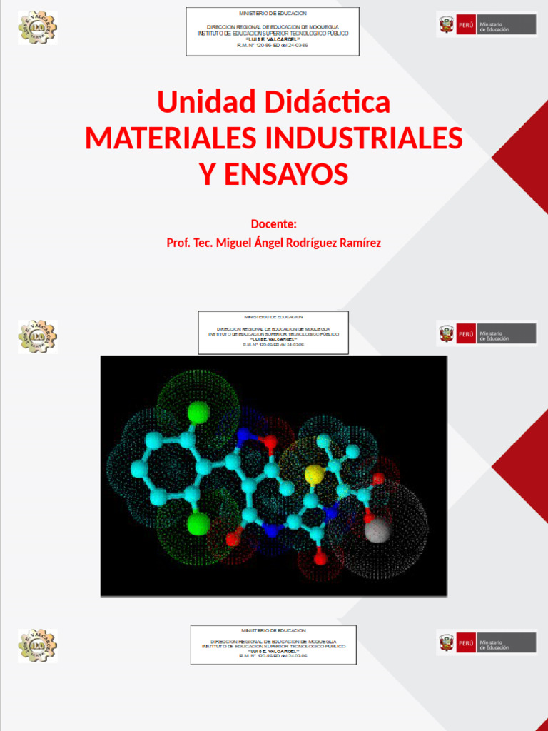 CLASE 05 MAT IND Y ENSAYOS | PDF | Enlace químico | Moléculas
