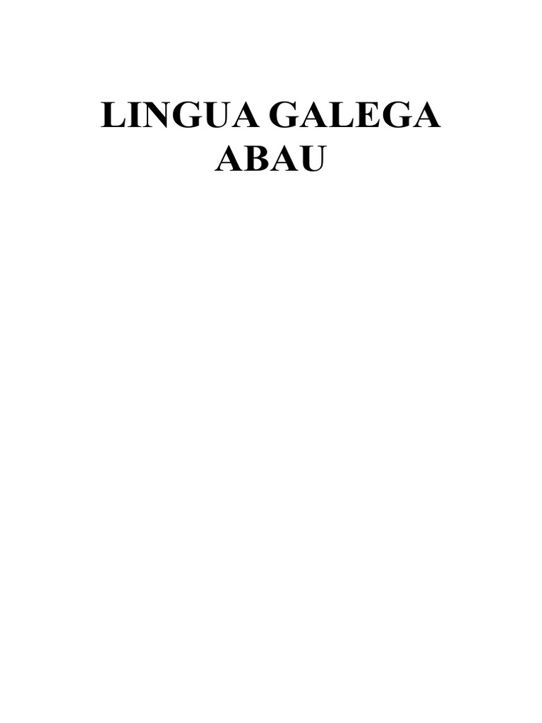Galego Abau | PDF