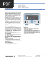TDLS8000 Spectrometer Specifications | PDF | Optics