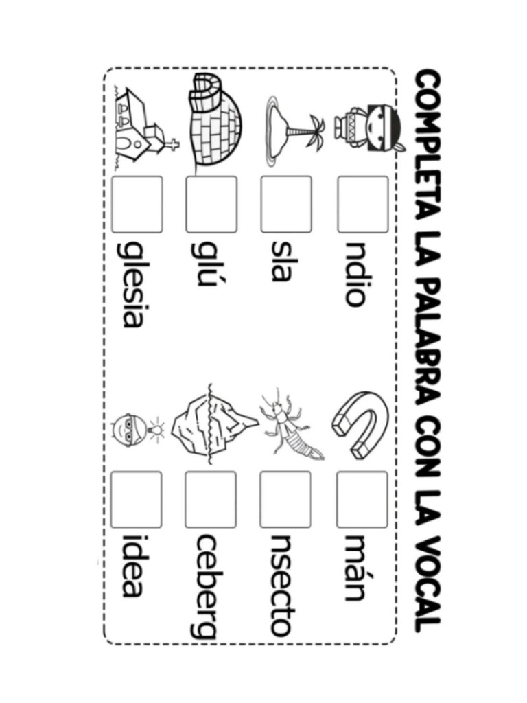 palabras con vocales 2 | PDF