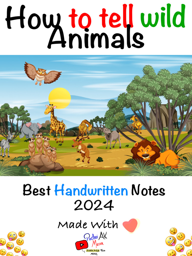 Chapter 4 How To Tell Wild Animals | PDF | Poetry | Crocodile