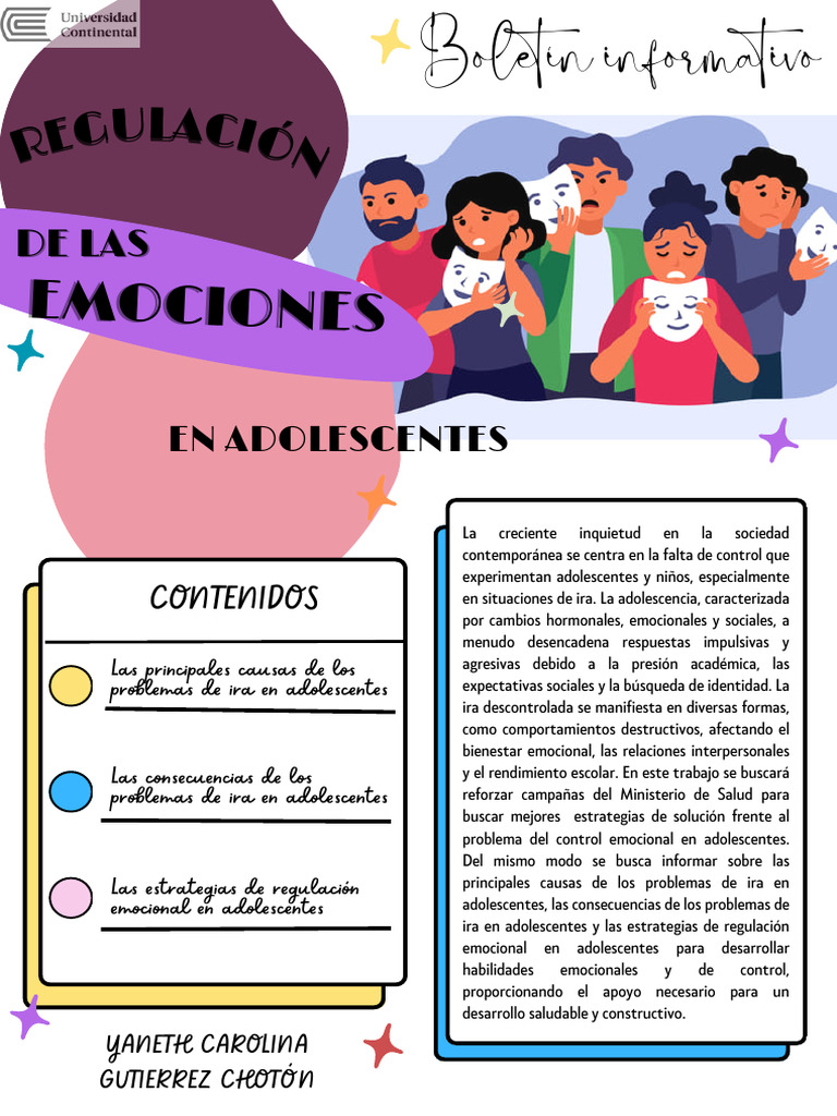 Final Boletín - Yaneth Gutierrez | PDF | Las emociones | Ira