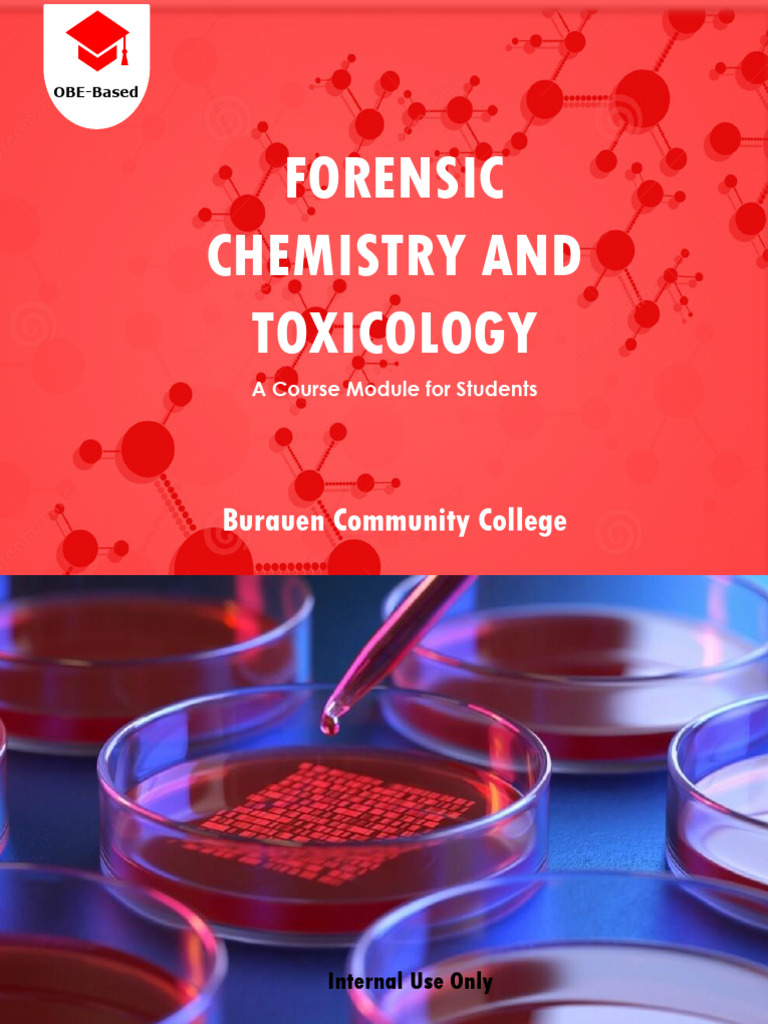 Forensic Chem and Toxicology Module 1 S.Y 2022 2023 | PDF | Forensic ...