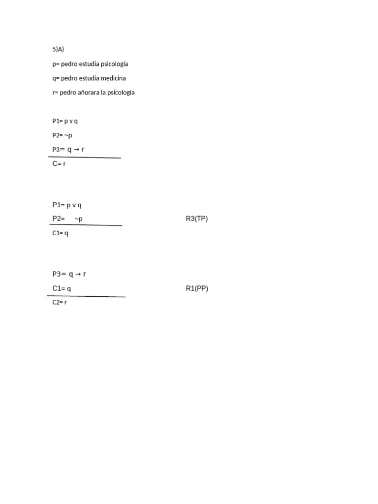 Taller Logica 2 | PDF