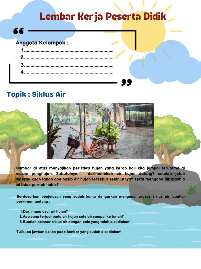 LKPD Siklus Air | PDF