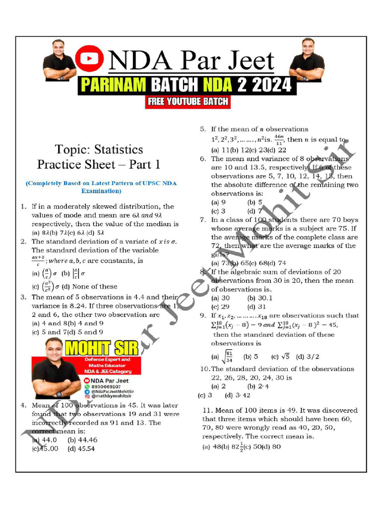 Statistics Part 1_page-0001 | PDF
